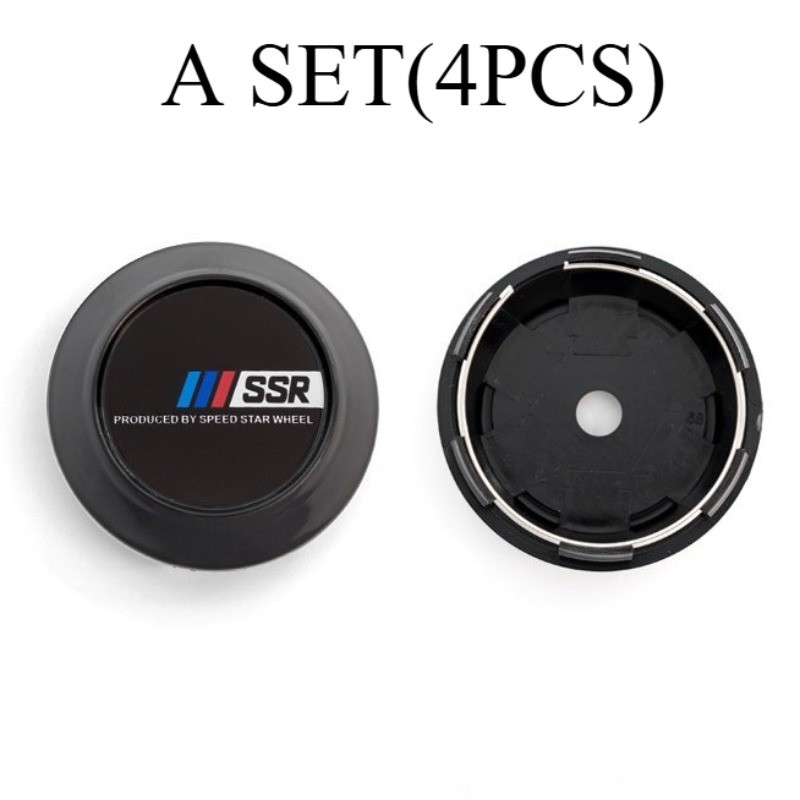 4PCS New Sport Rim Cap Car Wheel Hub Cover SSR Center Cap 64mm 68mm Car ...