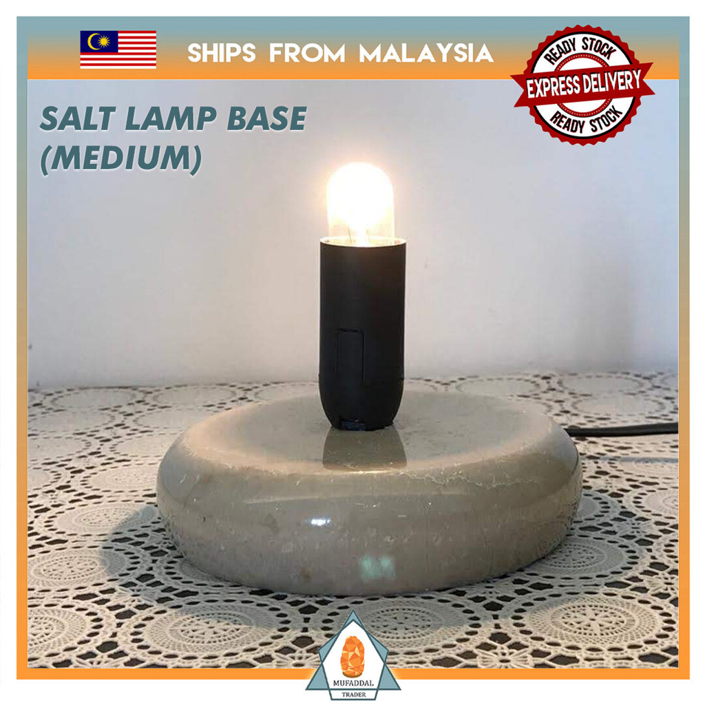 [ 2025 ARRIVAL ] Medium Size - Himalayan Rock Salt Lamp Base (With ...