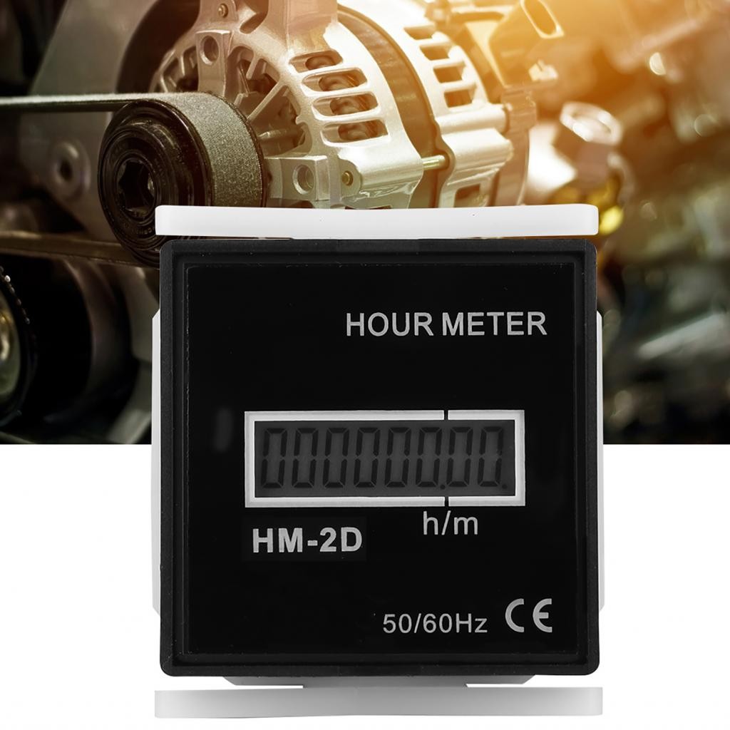 Sinhopsa Time Counter HM-2D AC220-240V Digital Electrical LCD Display ...
