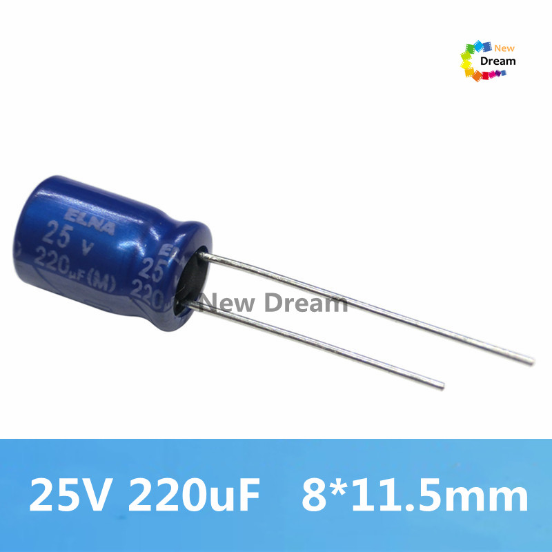 20pcs New original ELNA RE3 blue robe 25v 220uF fever audio ...