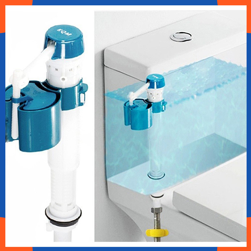 Toilet Cistern Bottom Entry Inlet Flush Valve Bottom Siphon Fill Float ...