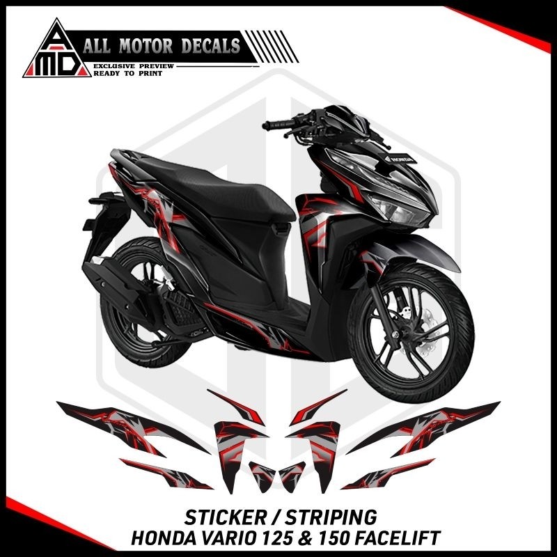 Striping VARIO 125 AND 150 FACELIFT YEAR 2018, 2019, 2020, 2021 / HONDA ...