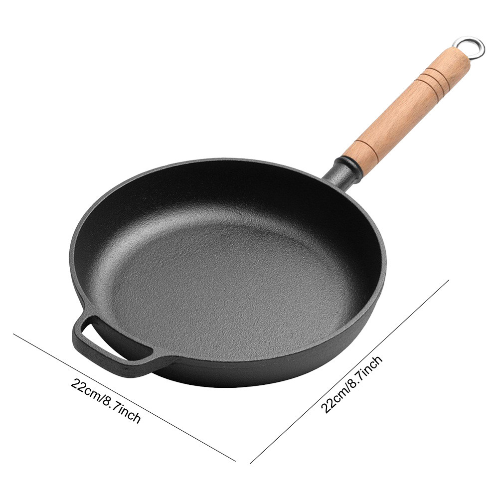 Cast Iron Mini Frying Pan 22/24/26/28cm Nonstick Pan Skillet Mini Egg ...