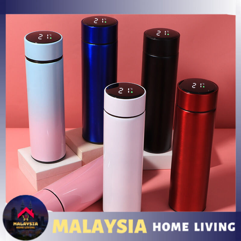 MY(READY STOCK) Smart LED Thermal Flask / Stainless steel Vacuum ...