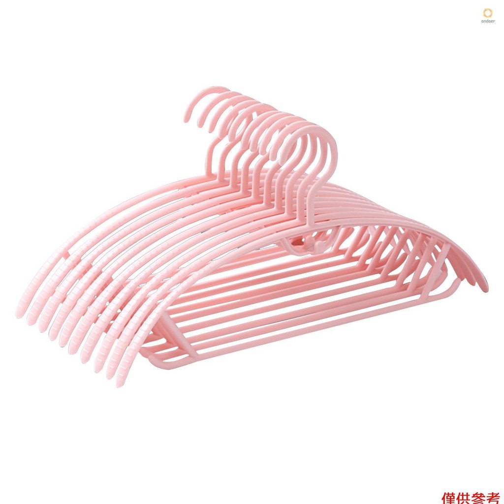 10PCS Home Clothes Hanger Stackable Hanger Anti-skid Wardrobe Hangers ...
