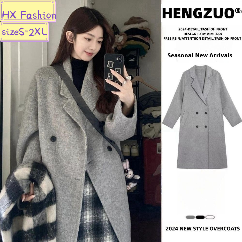 Hx Fashion Coat Long Style Large Size High-End New Style Thickened Mid ...