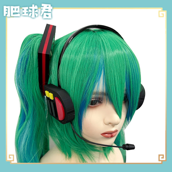 mini umbrella payung besar Hatsune cos headgear MIKU formula Hatsune ...