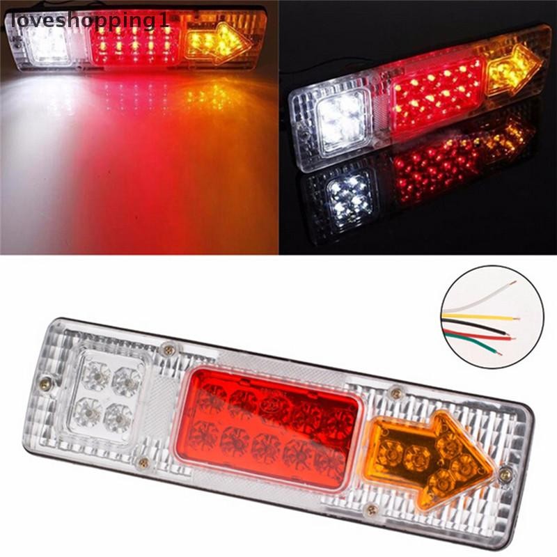 loveshopping1 12V LED Rear Tail Stop Reverse Indicator Light Truck ...