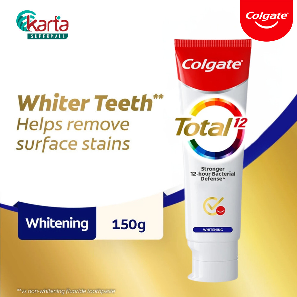 Colgate Total Whitening Toothpaste (150g) | Shopee Malaysia