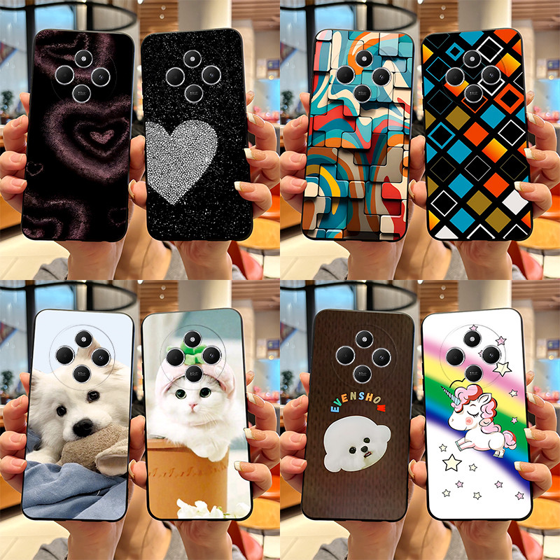 For Xiaomi Redmi 14C 4G / Xiaomi Poco C75 4G Case New 2024 design heart ...