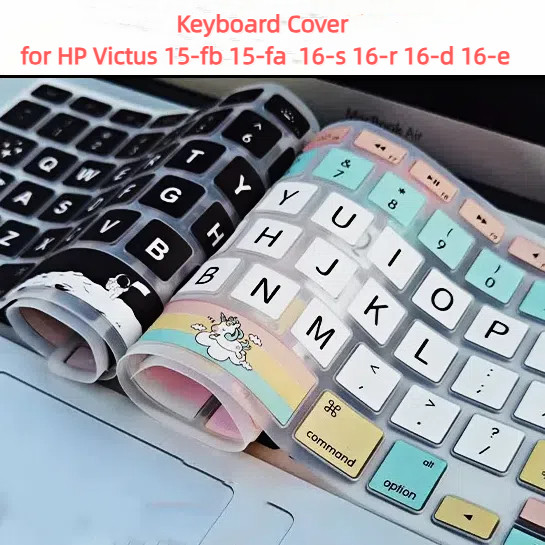 Cartoon Cute Keyboard Cover for HP Victus 15-fb 15-fa Computer Case HP ...