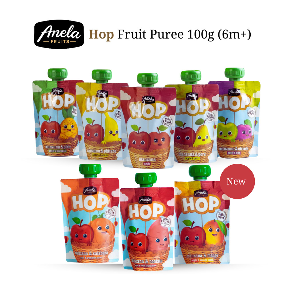 Anela Hop Fruit Puree 100g (6m+) [Halal] /Made in Spain | Shopee Malaysia