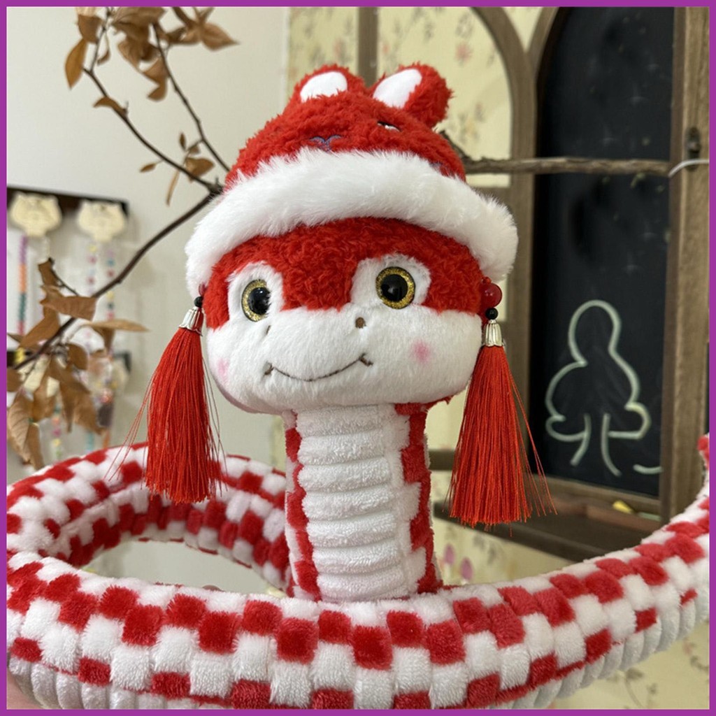 Chinese Snake Plush Doll Lucky Plush Snake Stuffed Animal New Year Doll ...