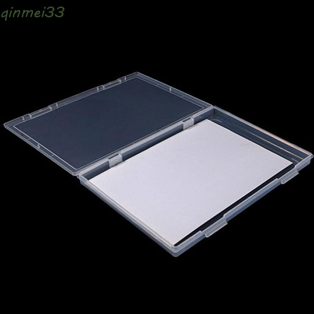 QINMEI Test Paper Storage Box, Transparent Waterproof Document Storage ...