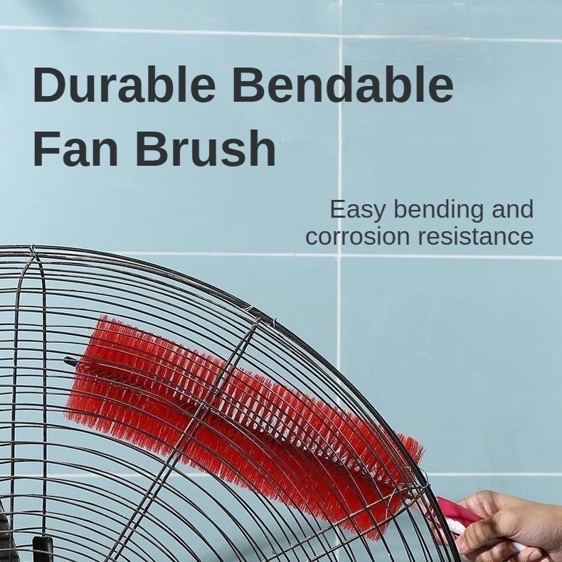 High Quality Multipurpose Long Bendable Fan Brush Handle Soft Bristles ...