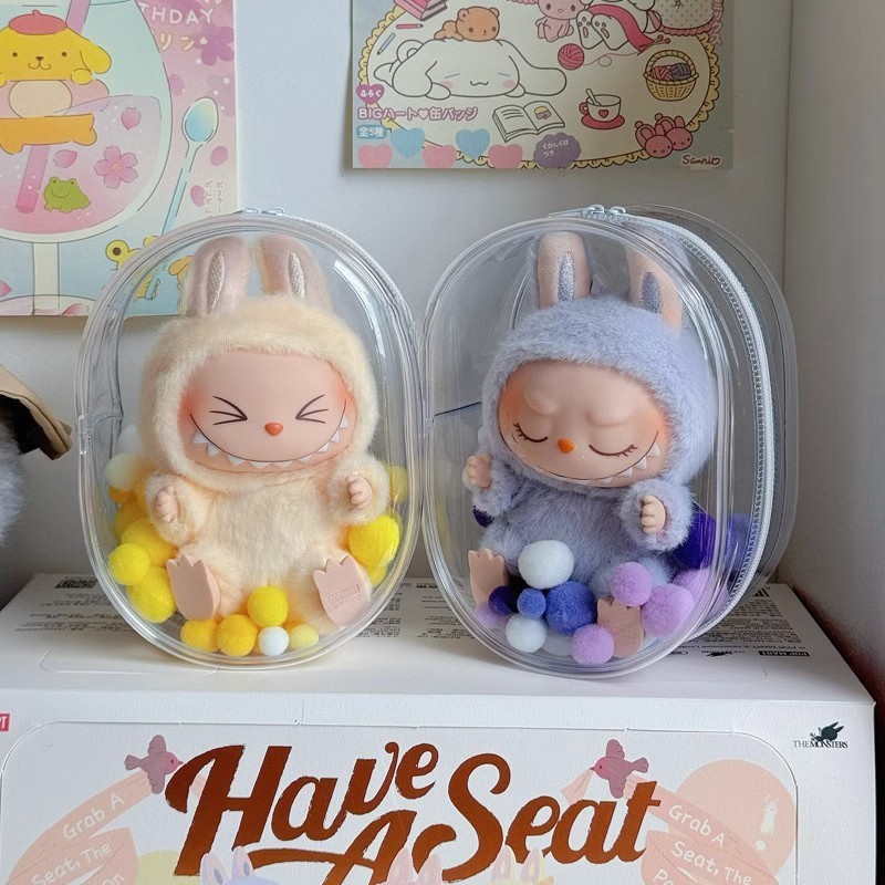 Labubu Blind Box Display Storage Bag Cartoon Labubu V1 V2 Cover PVC ...