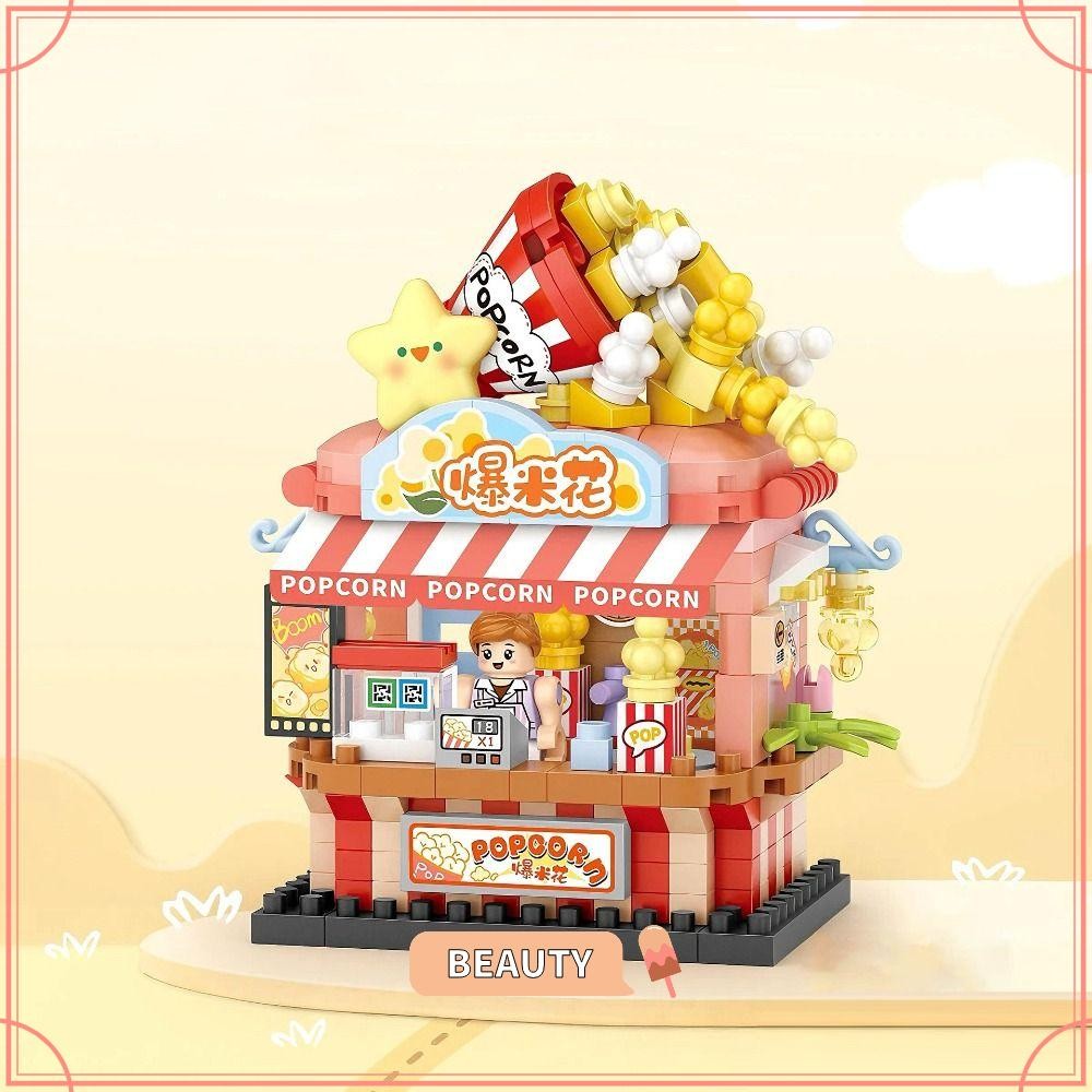 BEAUTYONE Puzzle Blocks, Desktop Ornaments Street View Series Building Blocks, Interesting ...