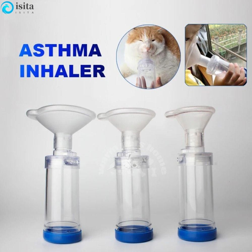ISITA Aerosol Inhaler Spacer Chamber, Portable With Mask Cup Asthma ...