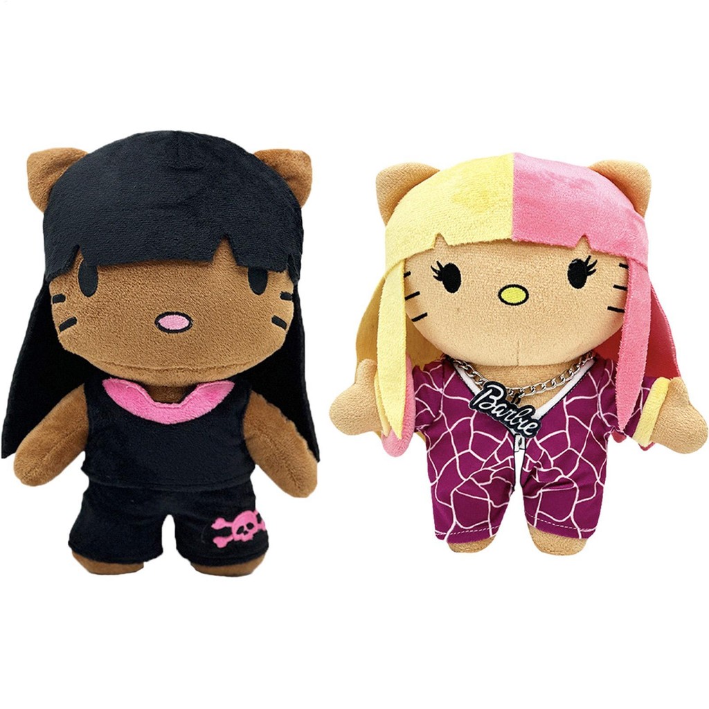 Nicki Minaj x H ello Kitty Rapper Plushie Hello Kitty Trendy Plush Doll ...