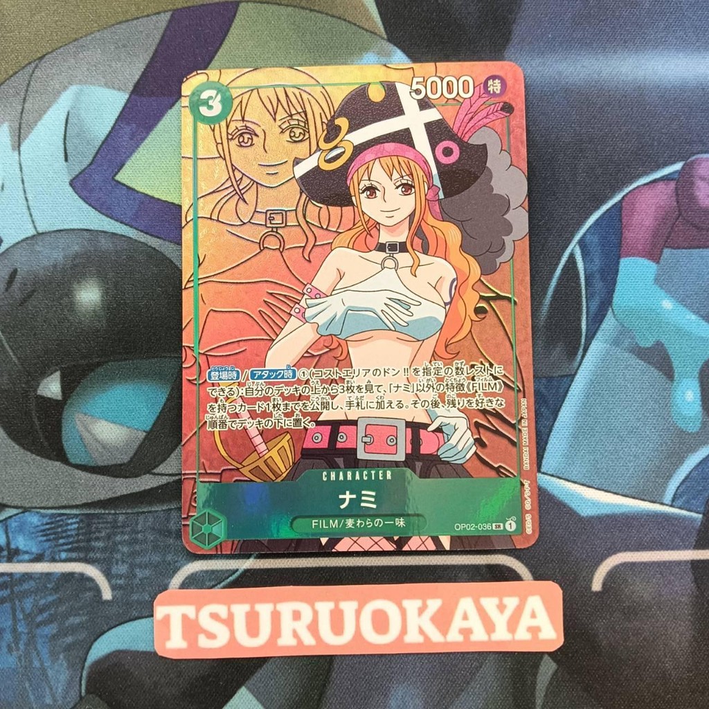 Nami SR Parallel OP02-036 OP-02 Paramount War Japanese One Piece Card | Shopee Malaysia