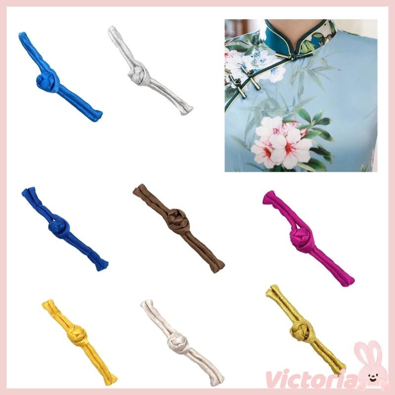 VIC Chinese Tang Suit One Word Shape Cheongsam Buttons Knot Fastener ...
