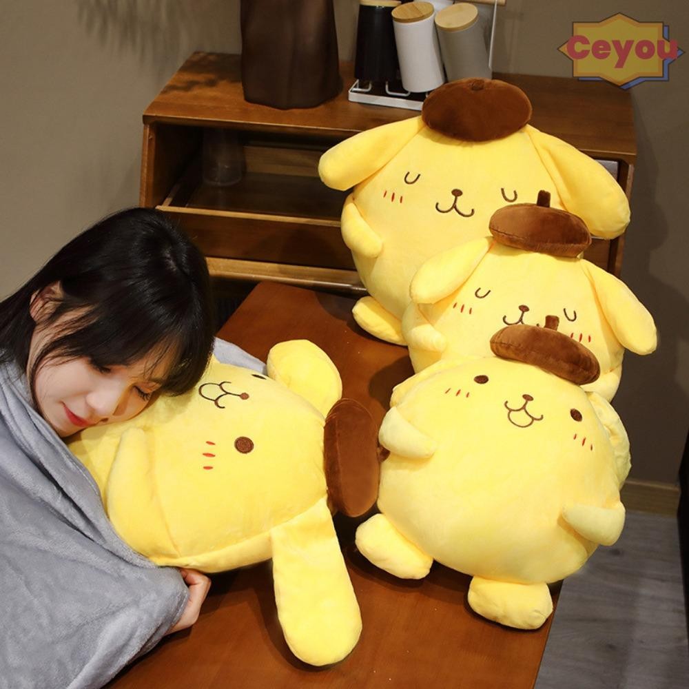 CEYOU Pudding Dog Plush Toys, Cartoon Pudding Dog Pompompurin Stuffed ...