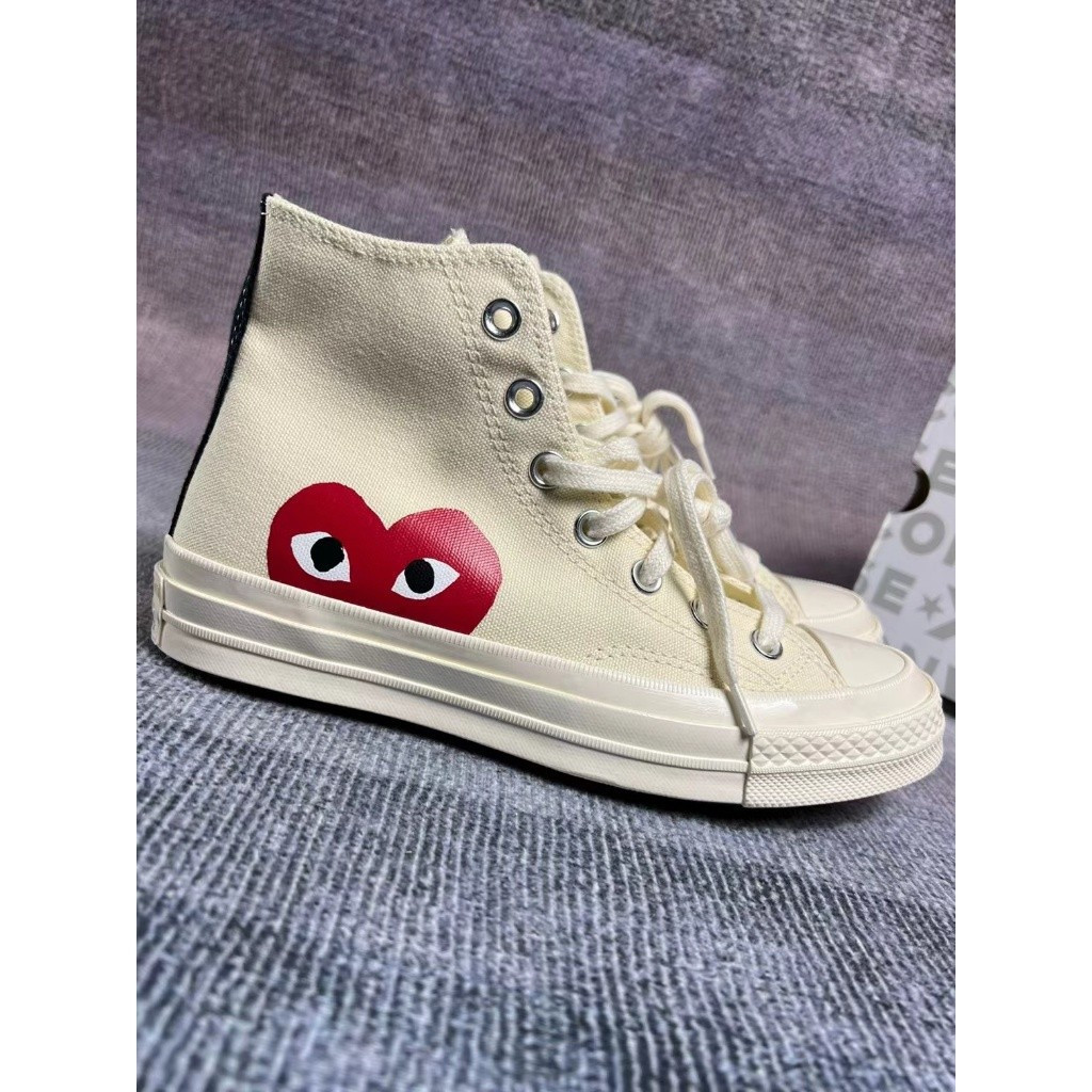 CDG x Converse Chuck 1970s Rei Kawakubo love joint high-top canvas ...