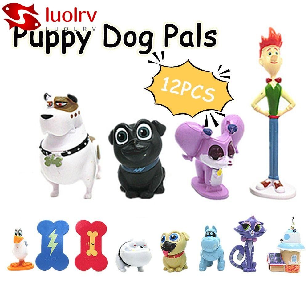 LUOLRV PVC Figure, Puppy Dog Pals Digimon Adventure Miniature Figurine ...