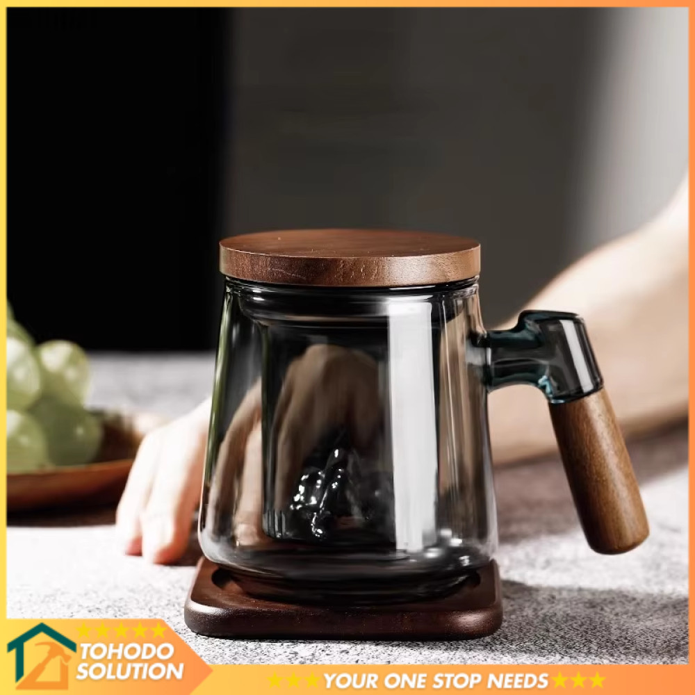 Glass Tea Pot Heat Resistant Fire Infuser Teapot 500ml - YG500 | Shopee ...