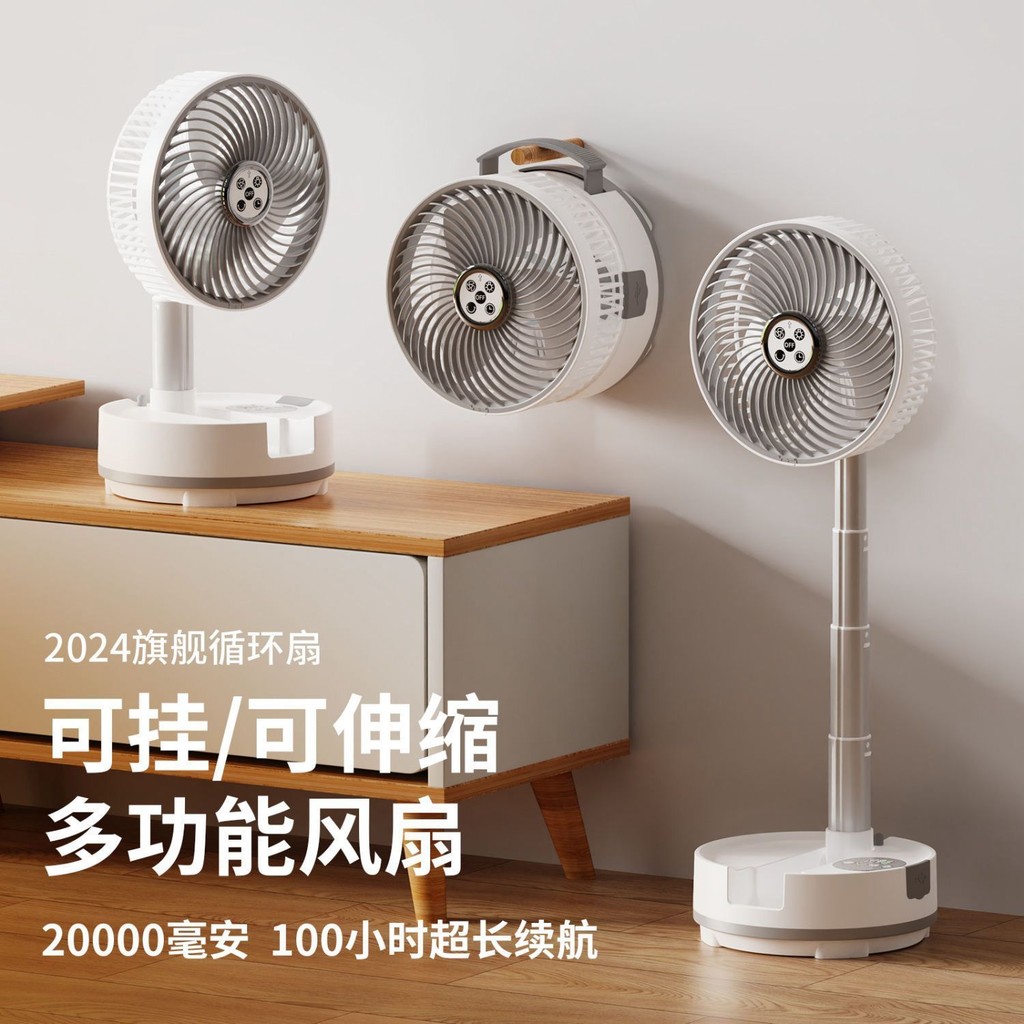 Automatic Shaking Head Air Circulation Fan Electric Fan Silent Remote ...