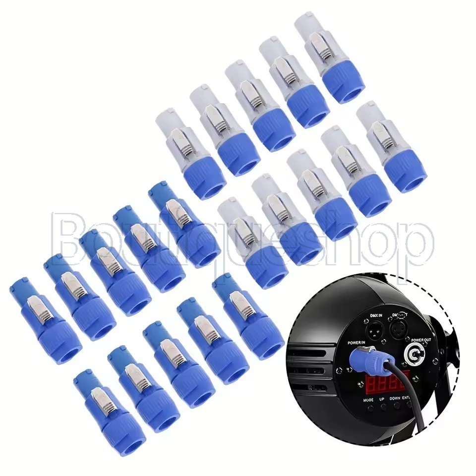 LED Stage Lighting Power Plug - Display Waterproof Power Plug Socket ...