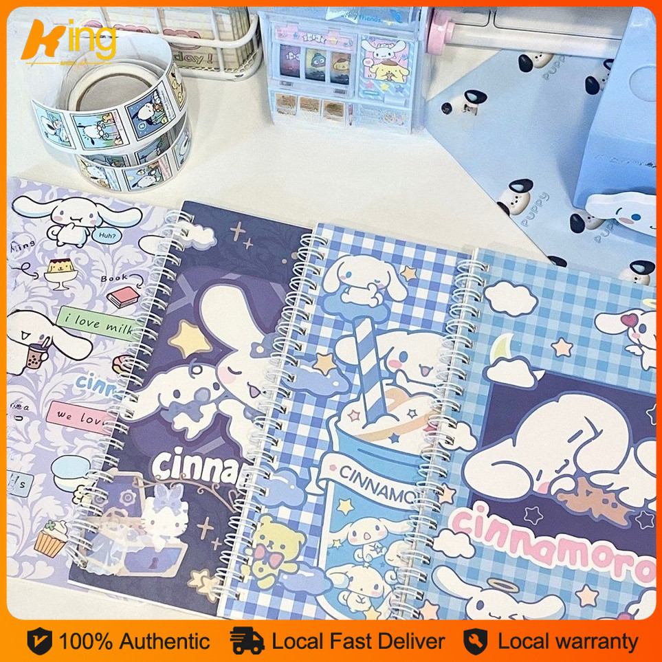 Sanrio Coil Notebook Student A5 60 Pages Notebook Cinnamoroll Cartoon ...