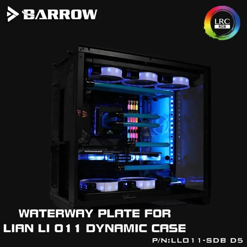 Barrow Distroplate for Lian Li PC-O11 Dynamic Case LLO11-SDB D5 Water ...