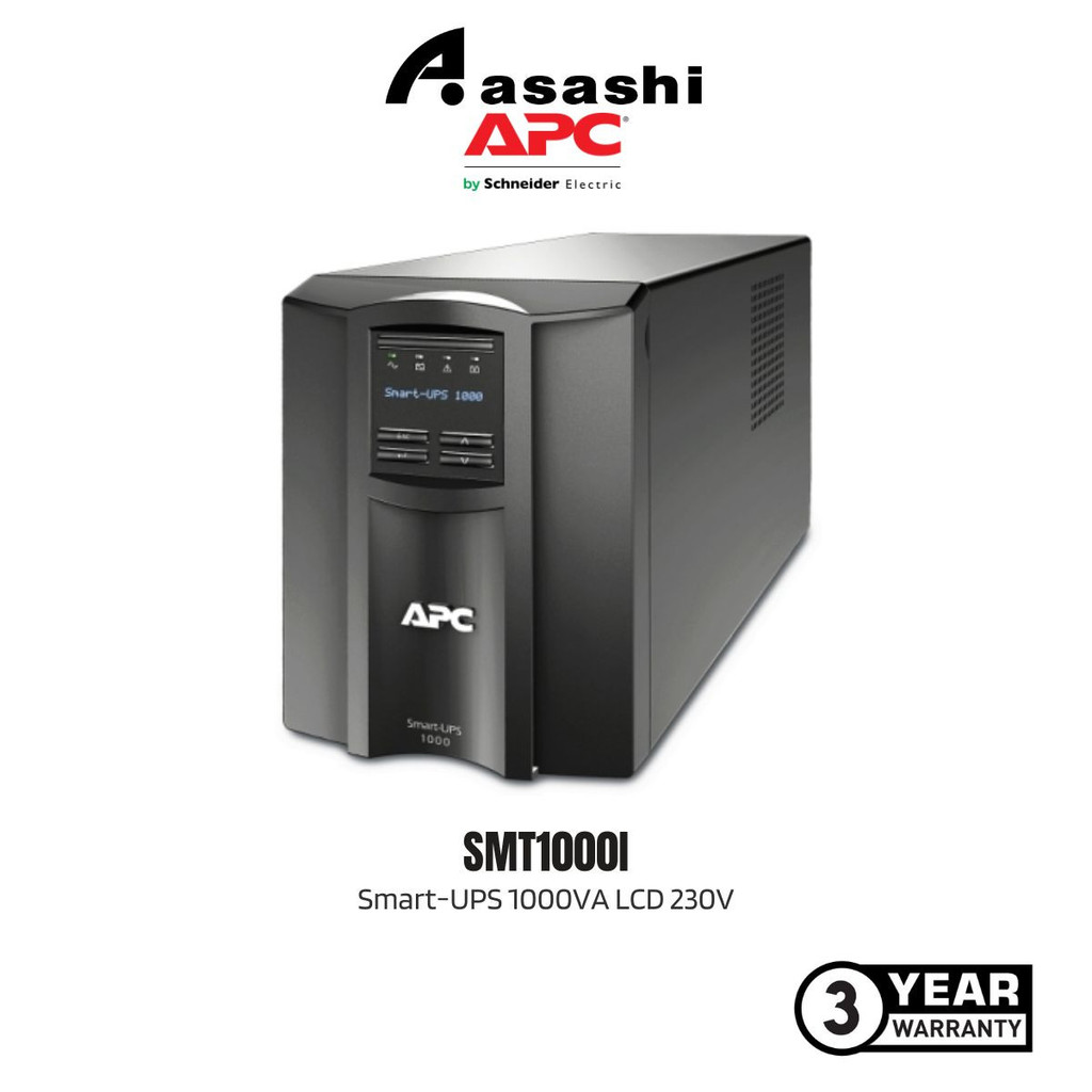 APC SMT1000I / SMT1000RMI2U SMART-UPS 1000VA LCD 230V Tower UPS / Rackmount UPS | Shopee Malaysia