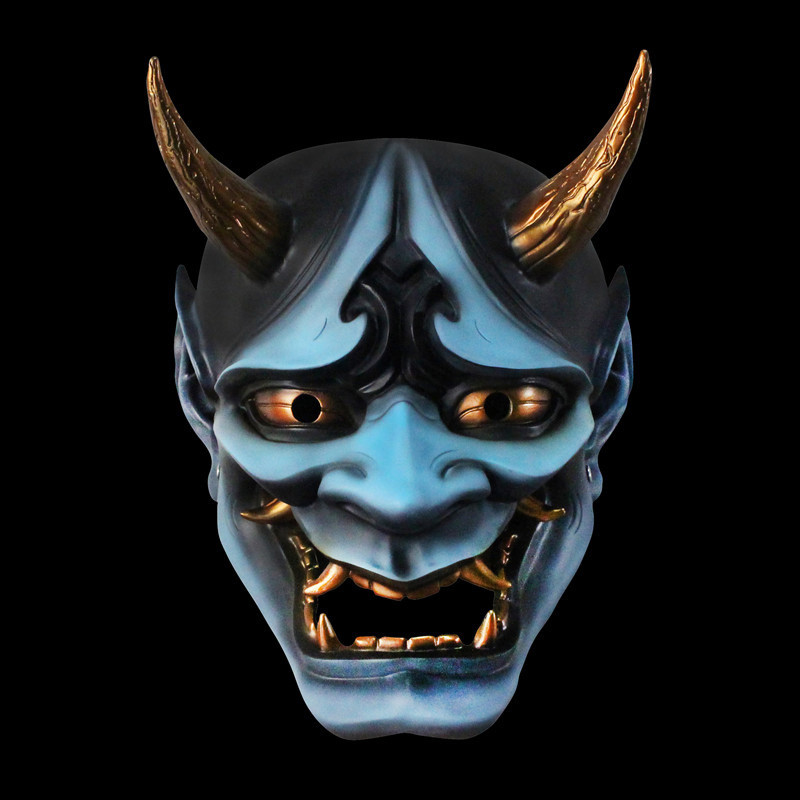 SUM Halloween Japanese Color Bonjour Noh Kabuki Demon Mask Hundred ...