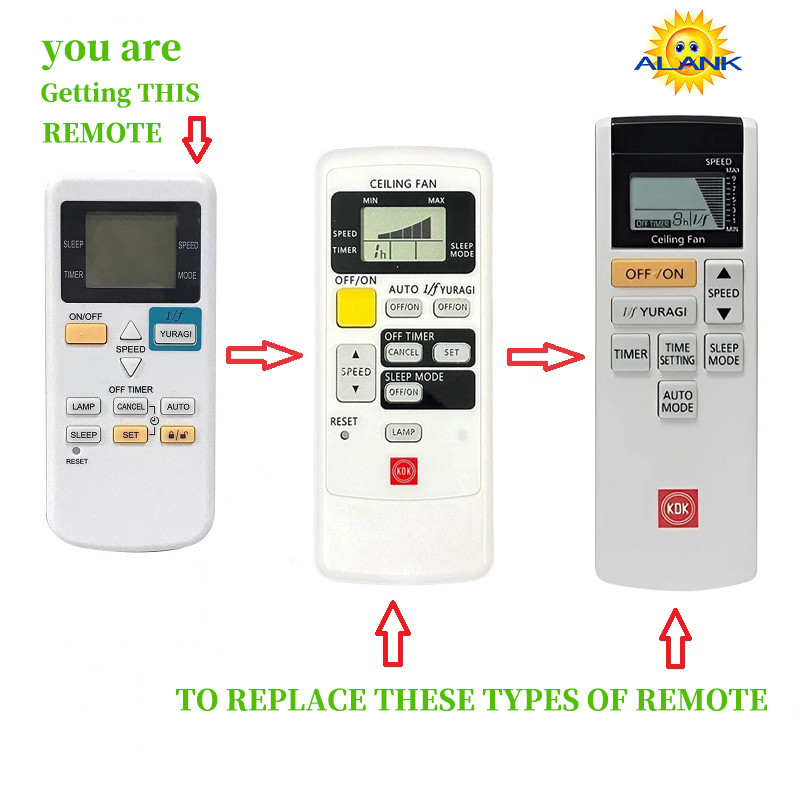 Universal Remote Control KDK Fan FOR V60WK V56VK K14Z9 K15Z9 R60VW ...