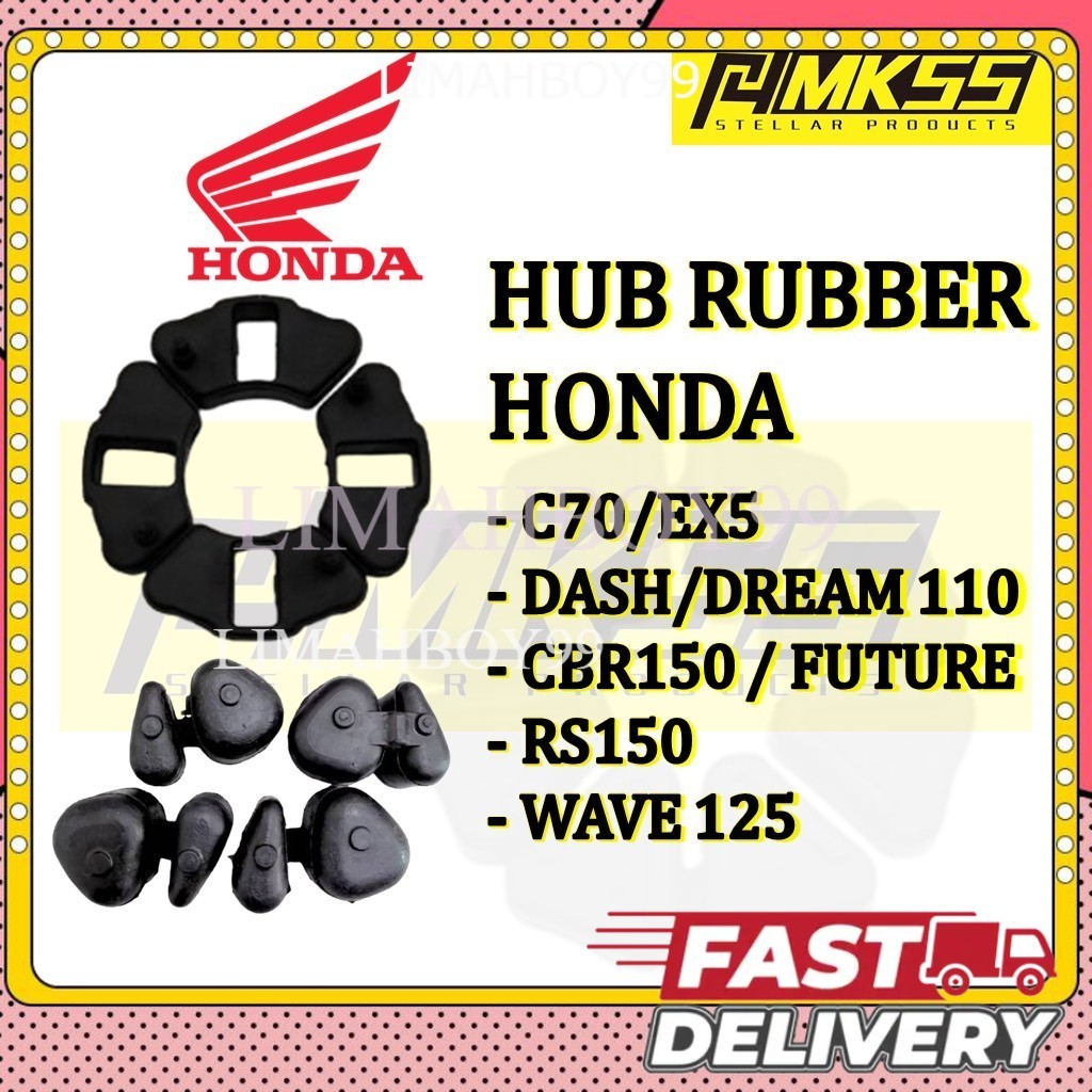 HONDA KWB Hub Rubber Honda Wave110 RS150 Dash110 Wave Alpha DX CX CBR ...