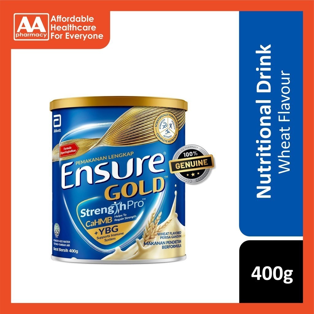 Abbott Ensure Gold StrengthPro Complete Nutrition Drink 400g (Wheat ...