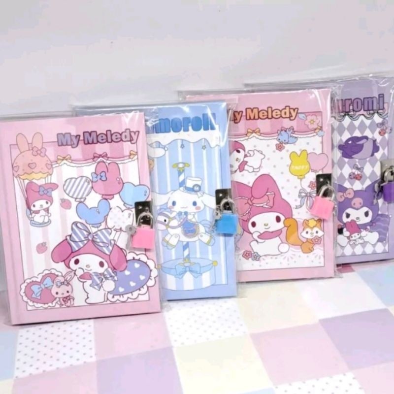Sanrio padlock diary / SANRIO padlock diary / SANRIO padlock diary book ...