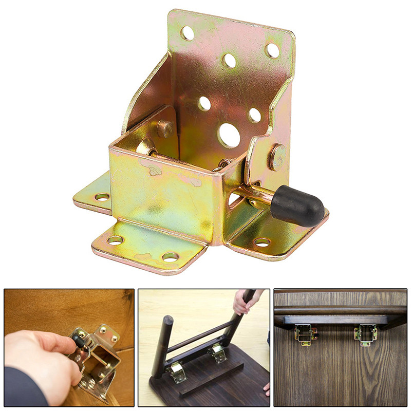 1Pcs Table Leg Folding Joint Hinge Wooden Leg Connecting Folder 90 ...