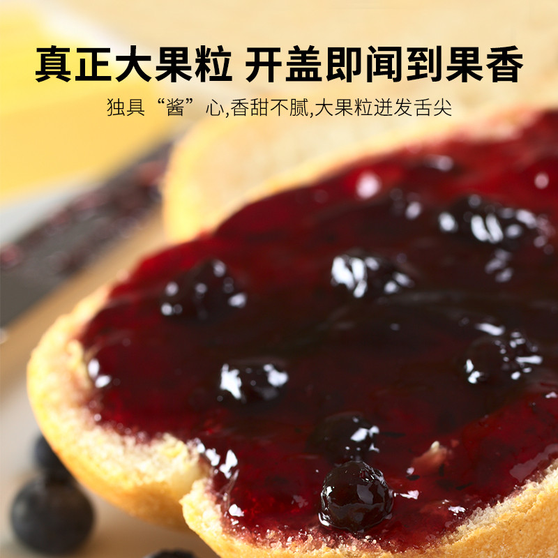 ZEJUN Blueberry Jam No Commercial Small Package Add Baking Spread Bread ...