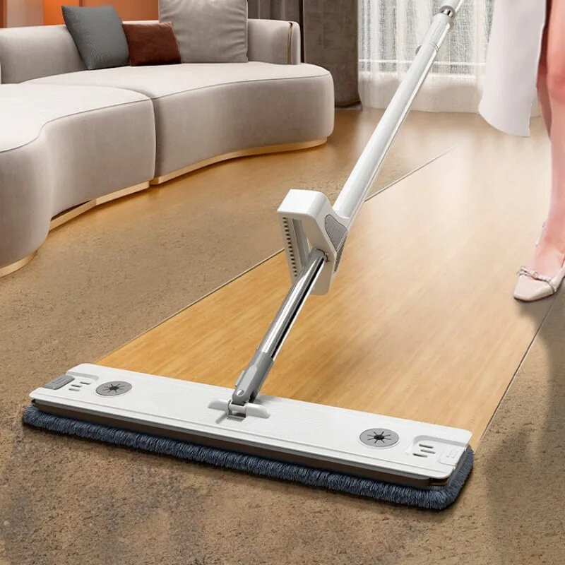 MY READY STOCK45CM Extra Large Microfiber Squeeze Mop 360 Degree ...