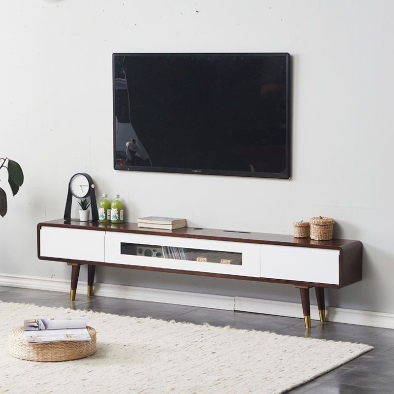 Room Small Simplicity Living Mounted Unit TV Cabinet Console Minimalist ...