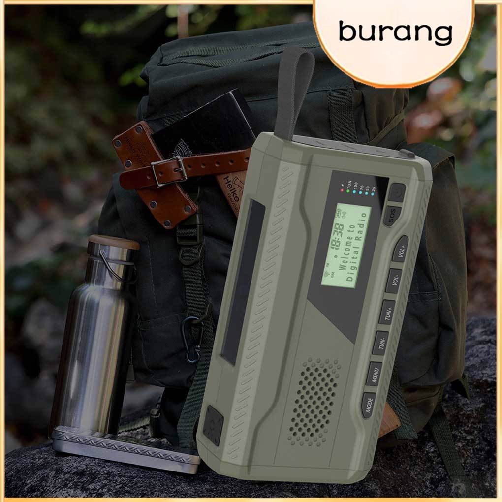 Digital Display LCD Screen Solar Powered Outdoor Radio Forecast ...