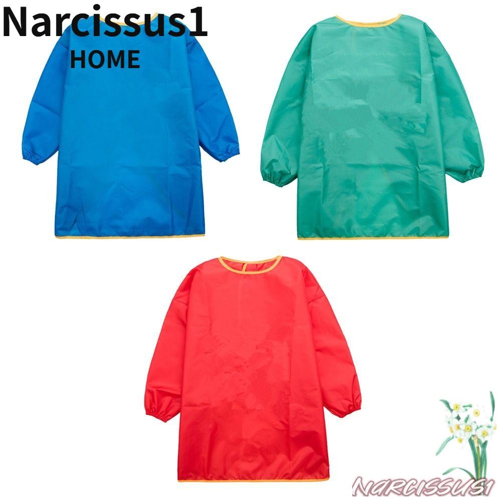 NARCISSUS Sand Tower Smock Apron, PVC Waterproof Long Sleeve Apron ...