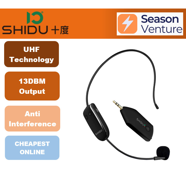 Shidu U8 UHF Wireless Microphone Handheld Headset | Shopee Malaysia