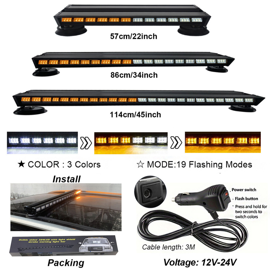 Car Ceiling Warning Light with Strong Magnetic Base Engineering Vehicle ...