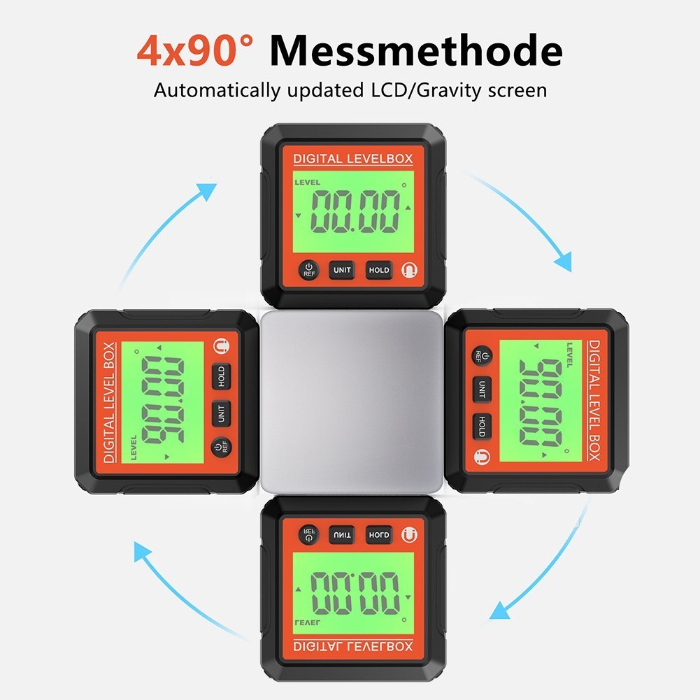 Digital Angle Finder Angle And Slope Conversion Easy To Read High ...