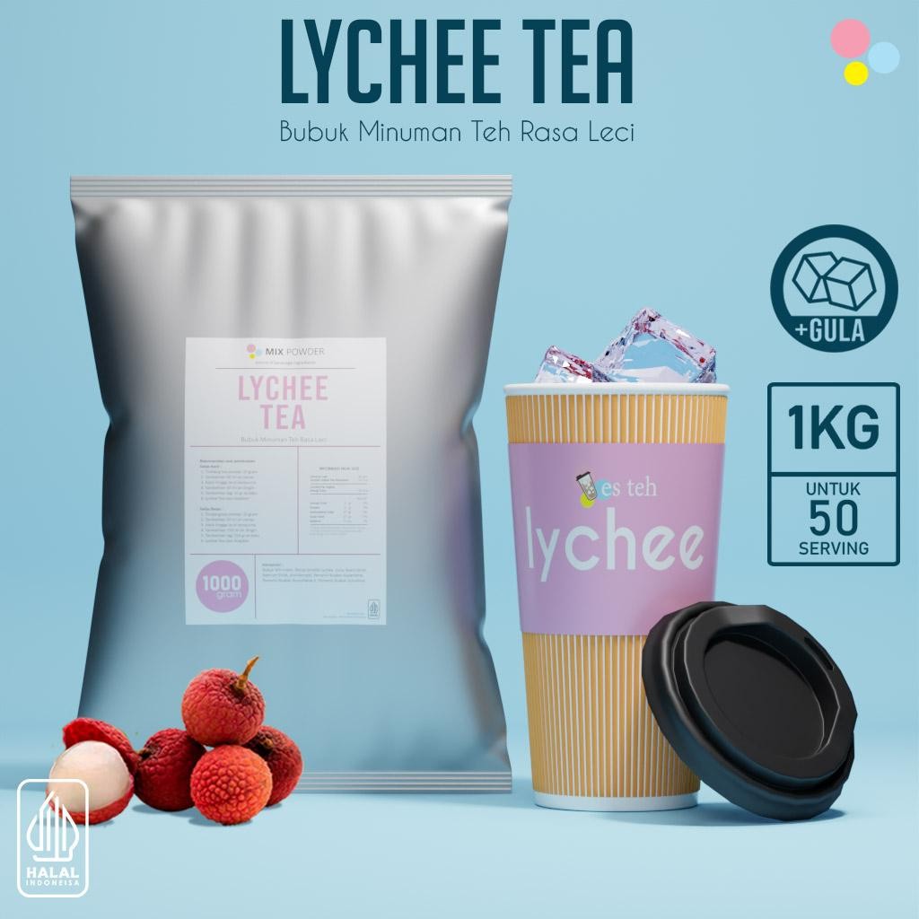 Lychee Tea Drink Powder Lychee Tea Powder Packed 1 Kg | Shopee Malaysia