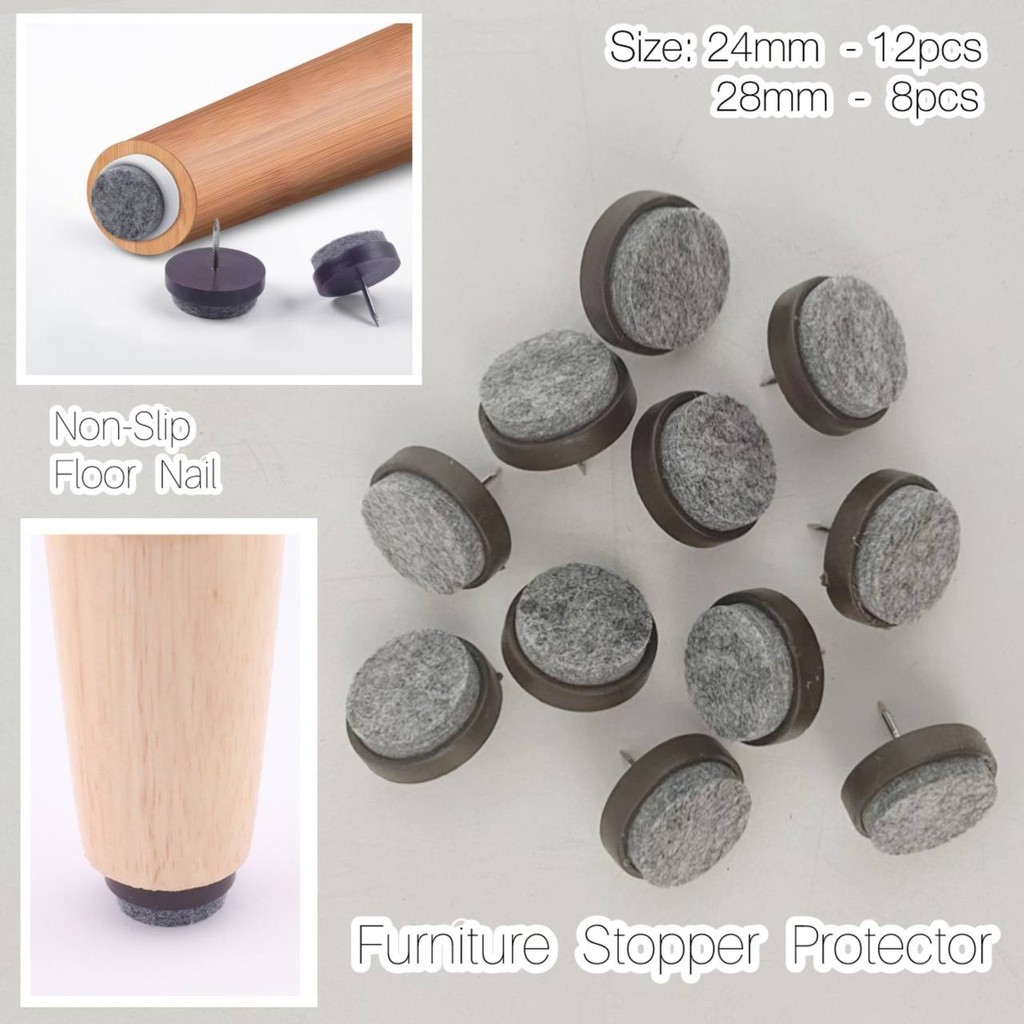 Furniture Chair Table Bush Protector Glides Sliders Chair Leg Rubber ...